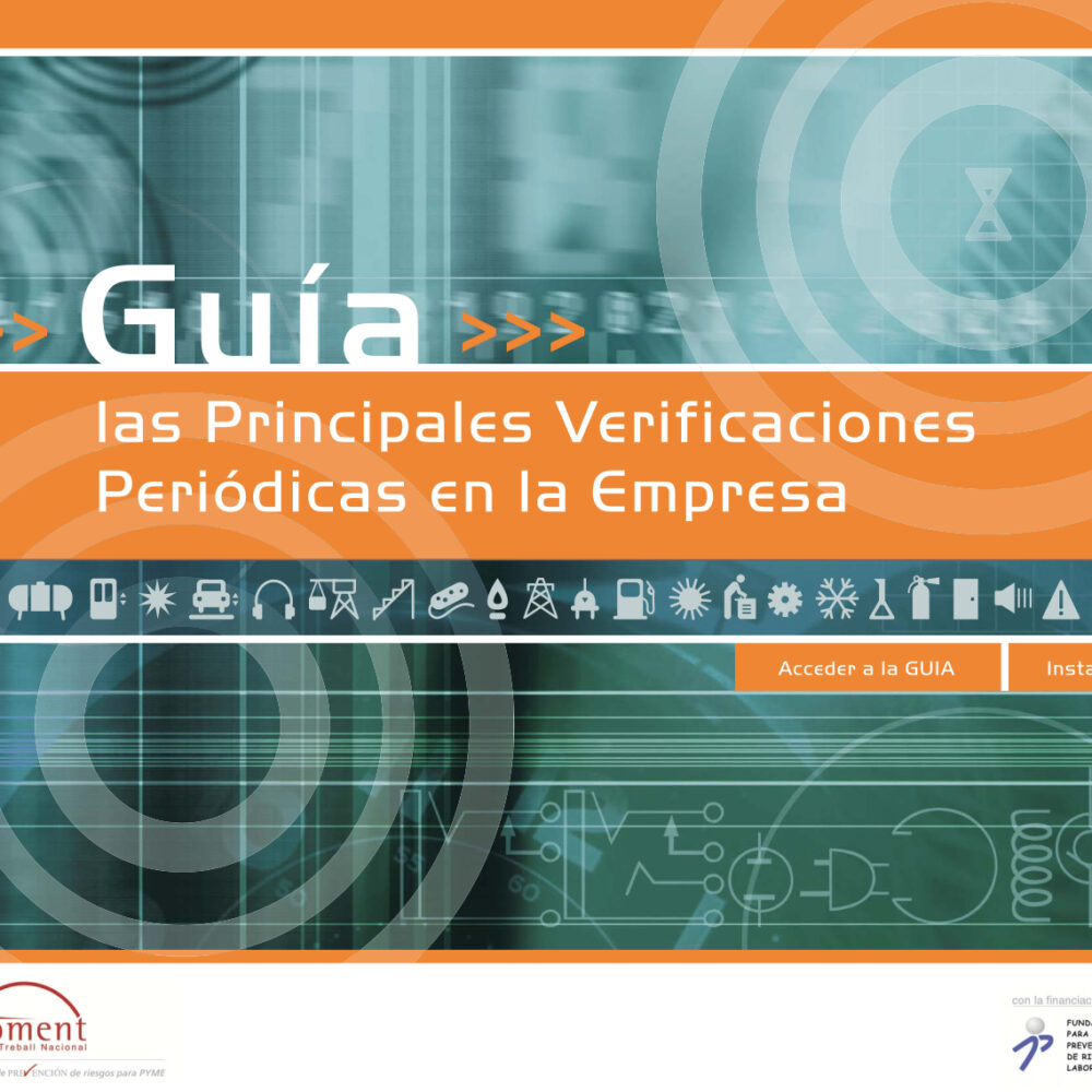 Principales verificaciones periódicas en la empresa – Foment del Treball