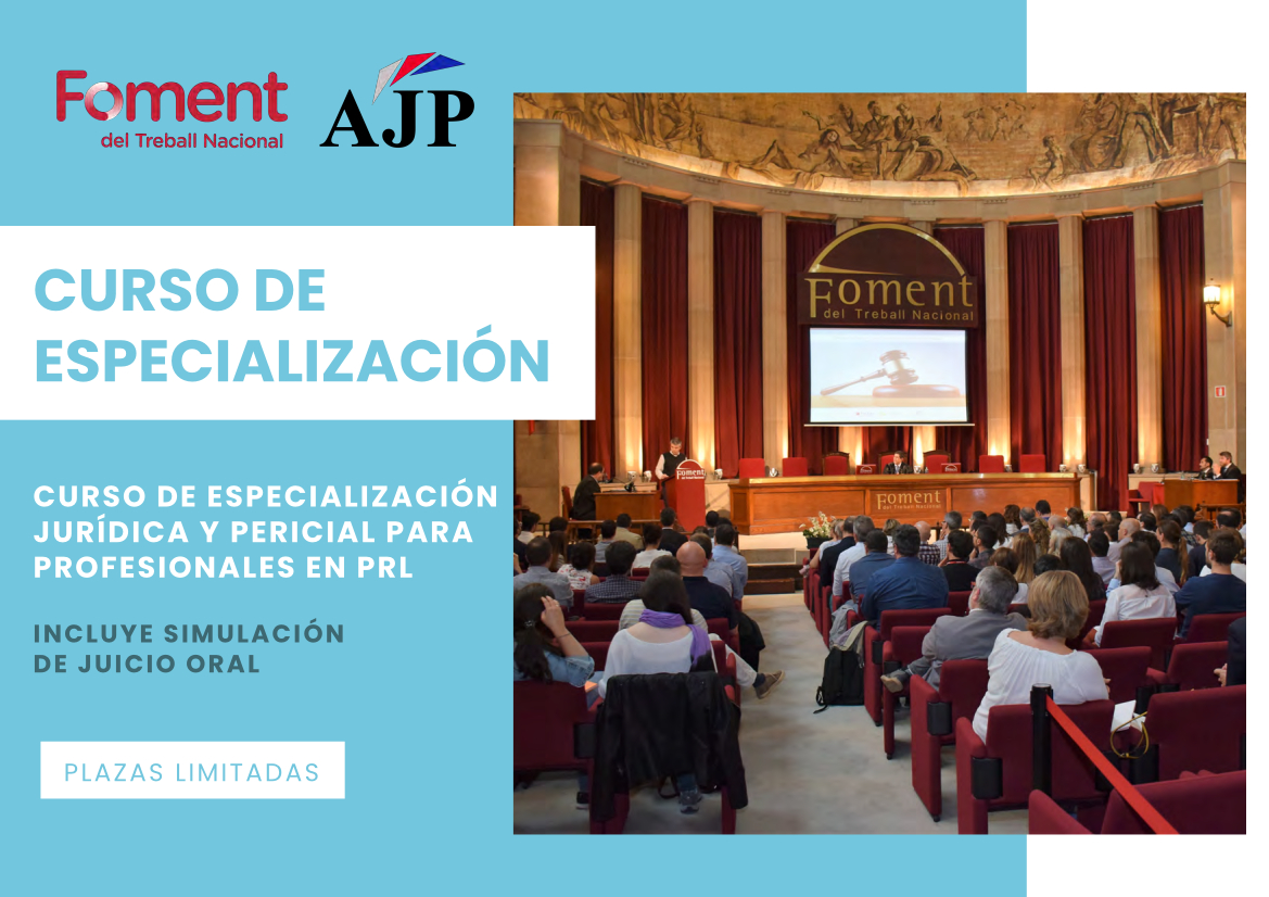 Programa curso experto jurídico – Foment del Treball
